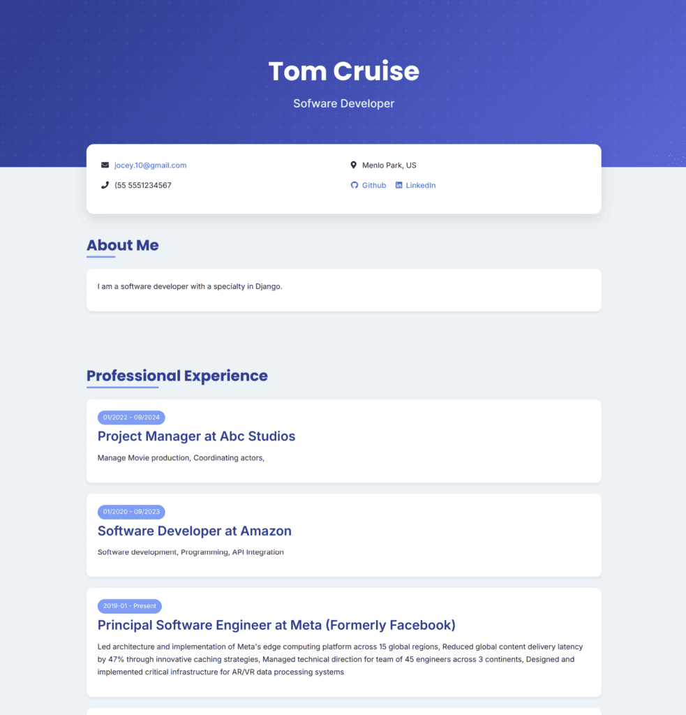 Transform Your Resume Into A Website | Resume Website Builder